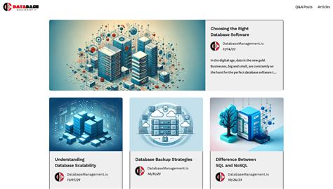 premier hub for database knowledge