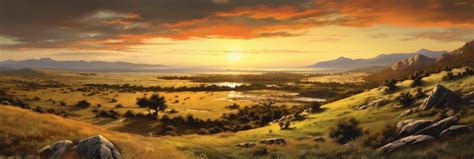 Premium Ai Image Mesmerizing Sunrise Photo Realistic Illustration