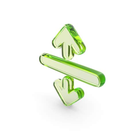 Glass Up And Down Arrows With Center Line Symbol Png Images And Psds For