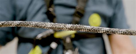 Sharp Edges While Ascending On A Rope Edelrid
