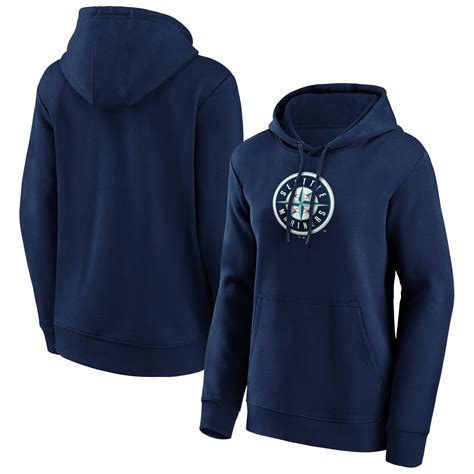 Womens Seattle Mariners Primary Logo Graphic Hoodie Rebel Sport