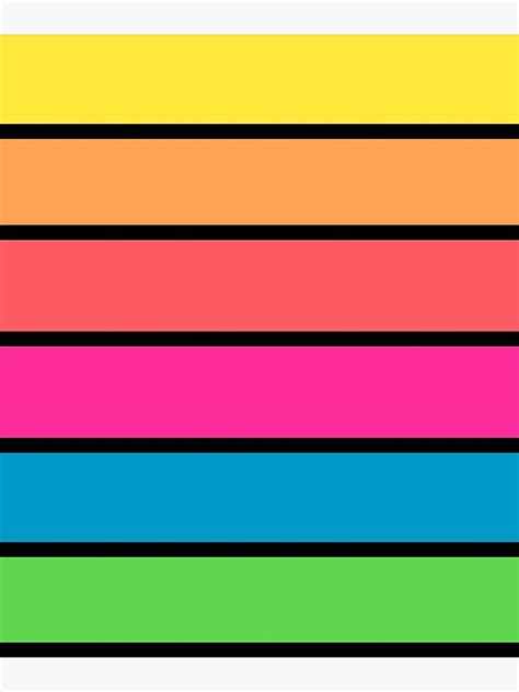 80s Colour Scheme