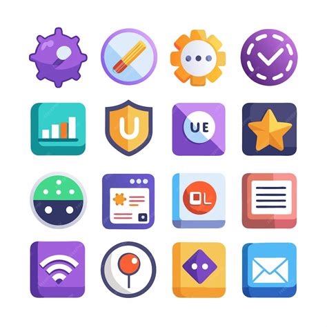 User Interface Icons Set For Website And Mobile App Premium Ai Generated Vector