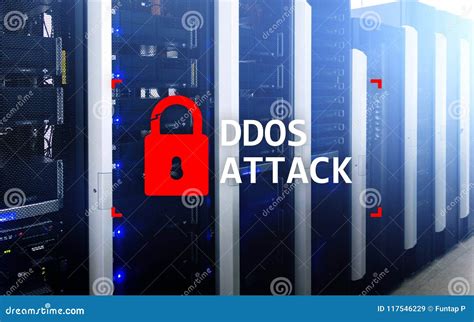 Ddos Attack Cyber Protection Virus Detect Stock Image Image Of Protect Data 117546229