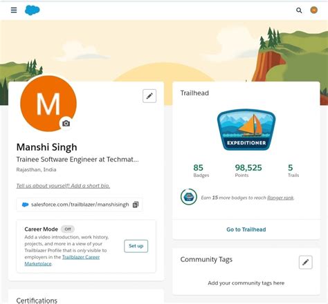 Manshi Singh On Linkedin Salesforce Trailhead Techmatrix Superbadge Learningjourney… 14
