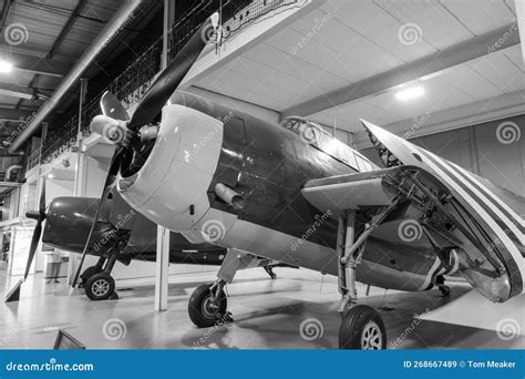 Grumman Tbftbm Avenger In Hangar Of Pearl Harbor Aviation Museum Oahu Hawaii Usa Editorial