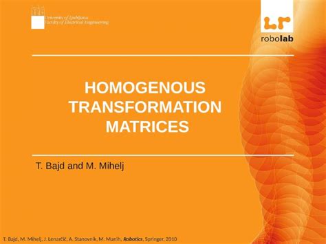 Pptx Homogenous Transformation Matrices Dokumen Tips