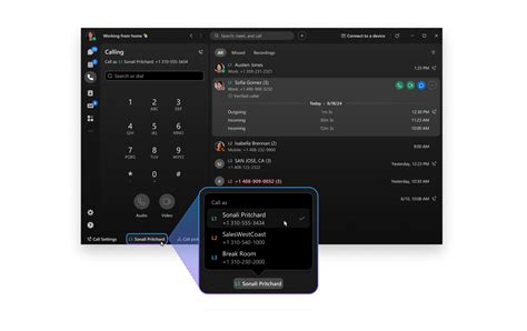 Webex应用程序 多条线
