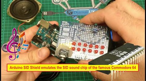 arduino sid shield emulates the sid sound chip of the famous commodore 64 youtube