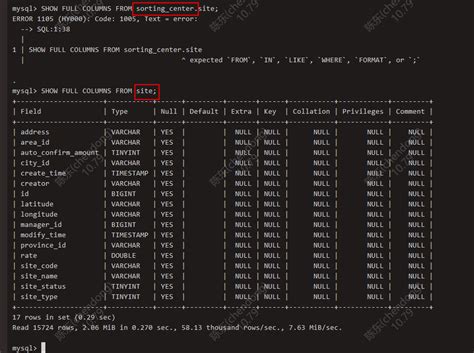 bug show columns has a bug · issue 11090 · databendlabs databend · github