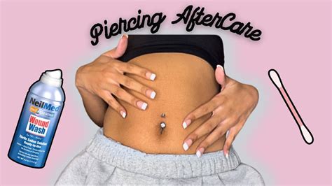 How To Clean Your Belly Button Piercing 1 Week Post Piercing Update