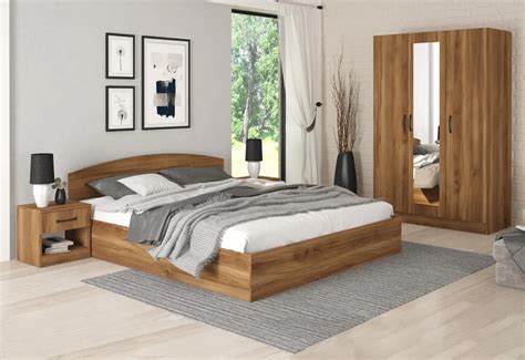 Спален комплект с матрак 160 200 Аполо 3 Амбър барок Мебели АРЕНА