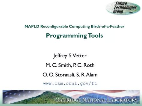 Ppt Mapld Reconfigurable Computing Birds Of A Feather Programming Tools Powerpoint