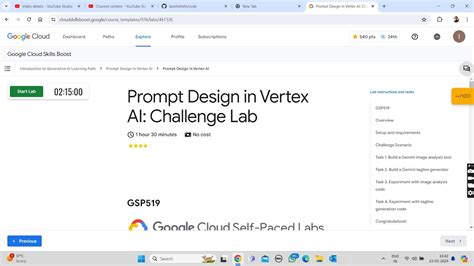 Prompt Design In Vertex Ai Challenge Lab Lab Solution Arcade