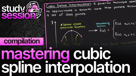 Understanding Cubic Spline Interpolation Theory Examples YouTube
