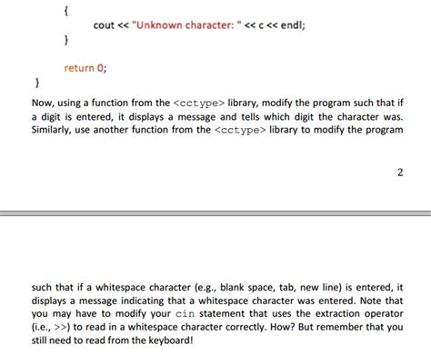 Solved This Program Reads One Character From The Keyboard