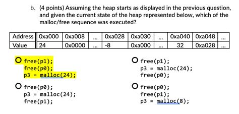 solved 8 12 points consider an allocator implementation