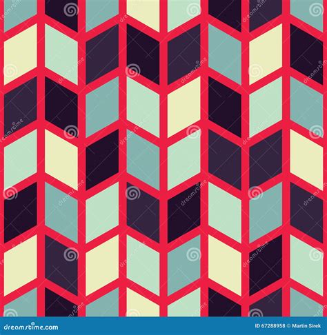 Vector Modern Seamless Colorful Geometry Chevron Pattern Color Abstract Stock Vector
