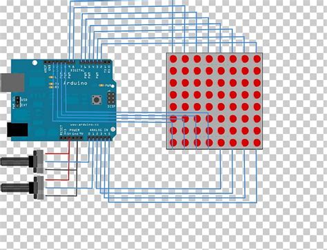Arduino Dot Matrix Dot Matrix Display Light Emitting Diode Png Clipart Angle Arduino Area