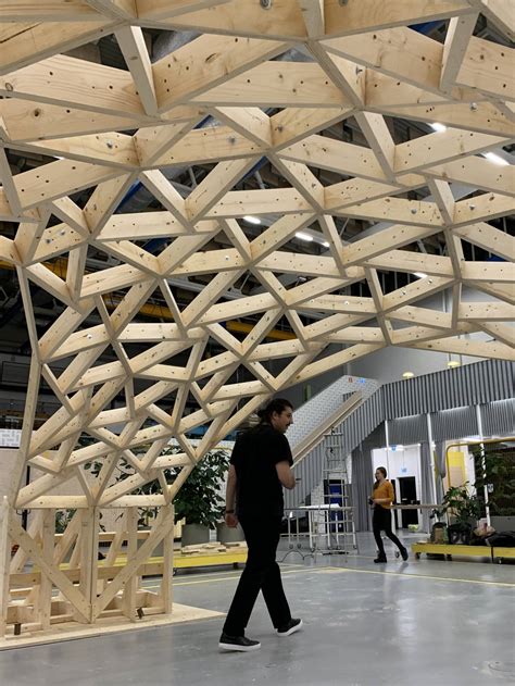 A Lightweight Freeform Timber Gridshell Materialdistrict