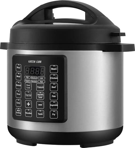 Green Lion 8l Electric Pressure Cooker 14 Coking Moods Capacity 8l Auto Warm Function