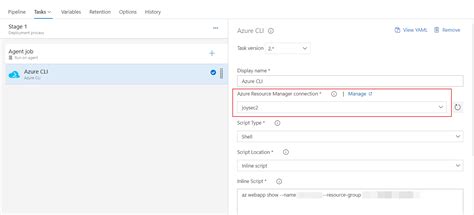Devops Running Azure Cli Script From Release Pipeline Using Service Principal Invalidclient