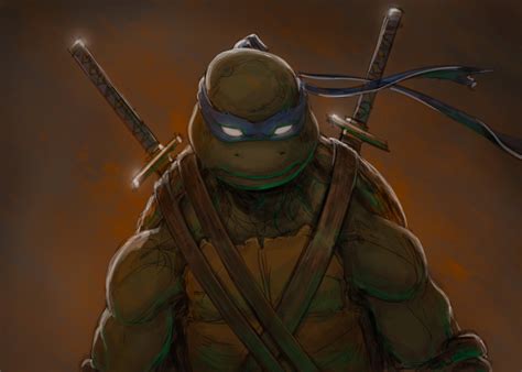 How To Draw Leonardo Ninja Turtle