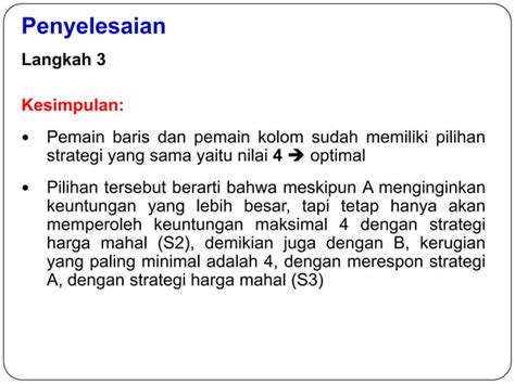 Itp Uns Semester 2 Teori Permainan Ro Pptx Itp Uns Semester 2 Teori Permainan Ro Pptx