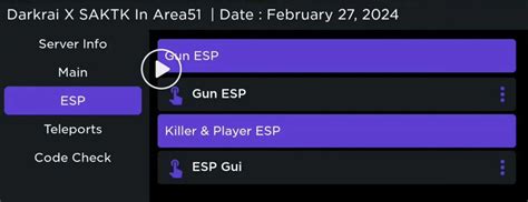 Survive And Kill The Killers In Area Script Gun ESP Roblox Scripter