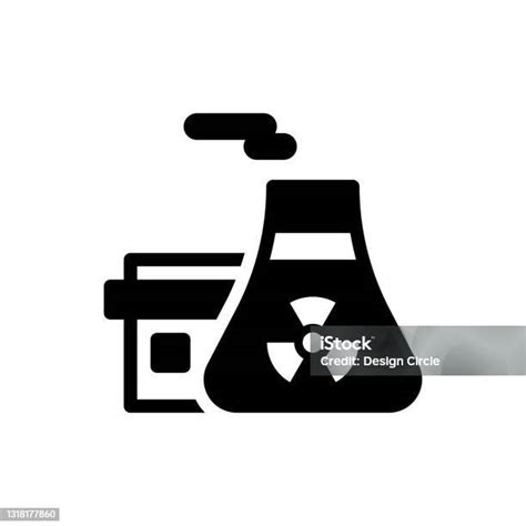 원자력 발전소 벡터 솔리드 아이콘 Eps 10 파일 파크 및 자연 기호 실루엣에 대한 스톡 벡터 아트 및 기타 이미지 실루엣 원자력 발전소 0명 Istock