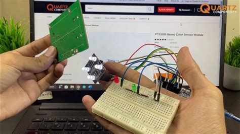 Tcs3200 Based Color Sensor Interfacing With Arduino Youtube