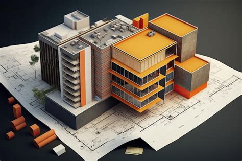 Construction Architecture Premium Ai Generated Image
