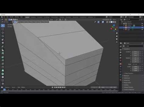 Tutorial De Modelado Con Blender X Offset Edge Loop Cut Blender Education Portal
