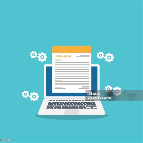 User Manual Vector Illustration Stock Illustration Download Image Now