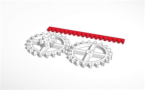 3d Design Gear Flat Sides Tinkercad