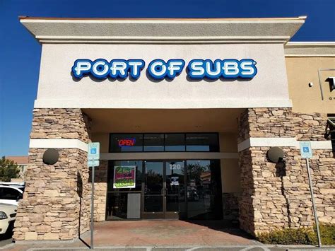 Port Of Subs Logo Sunny 1065 In Las Vegas 2 4 6 8 You Deserve A