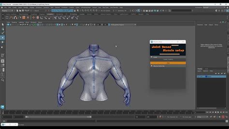 Joint Based Muscle Deformation Python Script Youtube