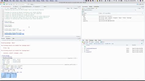 R Video 17 How To Use The Filter Function Youtube