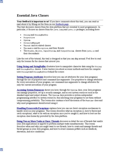 core java pdf class computer programming method computer