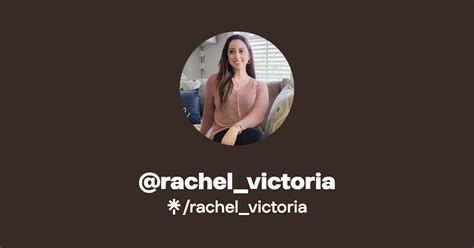 Rachelvictoria Instagram Tiktok Linktree