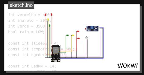 Semaforo Wokwi Esp32 Stm32 Arduino Simulator