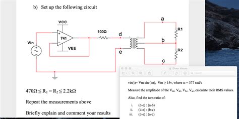 Solved Please Show The Calculations For The Voltages At Each Chegg Com