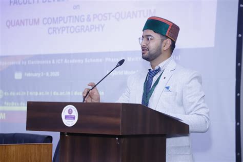 Faculty Development Programme On Quantum Computing And Post Quantum Cryptography February 3 9