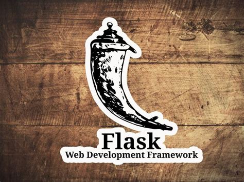 Flask Web Development Framework Stickers Etsy Adhesive Vinyl How To Memorize Things Paper