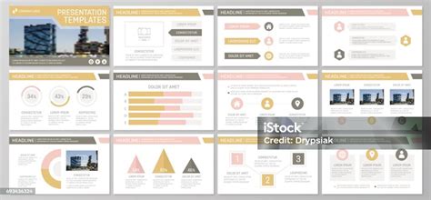 노란색과 갈색 요소 다목적 프레 젠 테이 션 템플릿 슬라이드 그래프와 차트에 대 한 설정 합니다 전단지와 전단지 기업 보고서 마케팅 광고 연례 보고서 책 표지 디자인 0명에