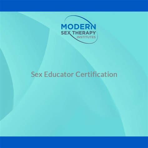 Sex Therapy Certification Modern Sex Therapy Institutes