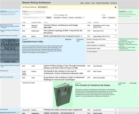 Women Writing Architecture Tack