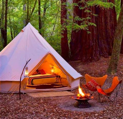 Have Trouble Sleeping Go Camping Backyard Camping Tent Glamping