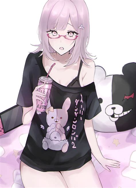 Nanami Chiaki Monokuma And Monomi Danganronpa And More Drawn By Shima Fm Mhz Danbooru
