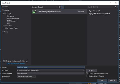 Getting Started With Unit Testing Vs And C